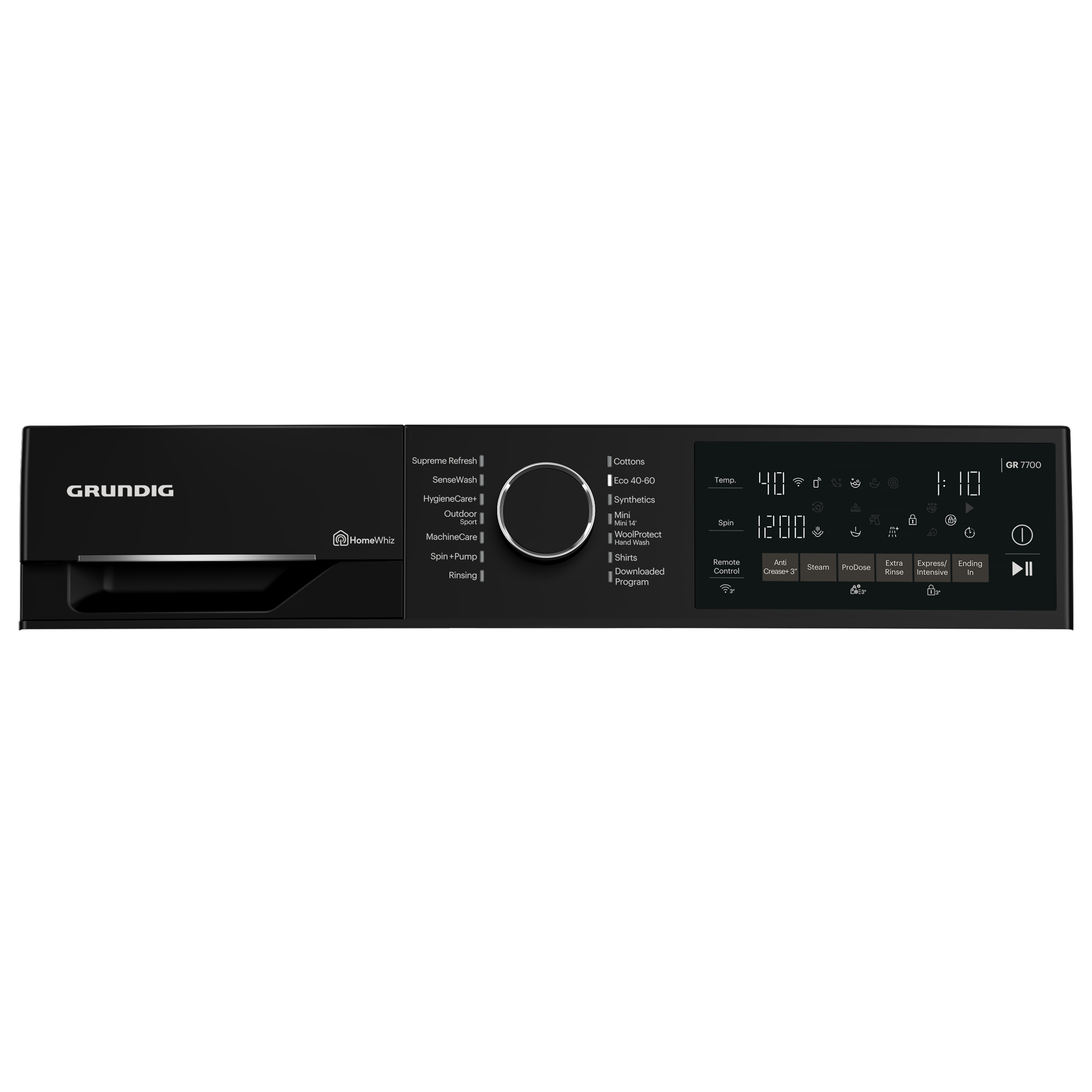 Vaskemaskin GWP810616WW - Effektiv og pålitelig | Grundig NO