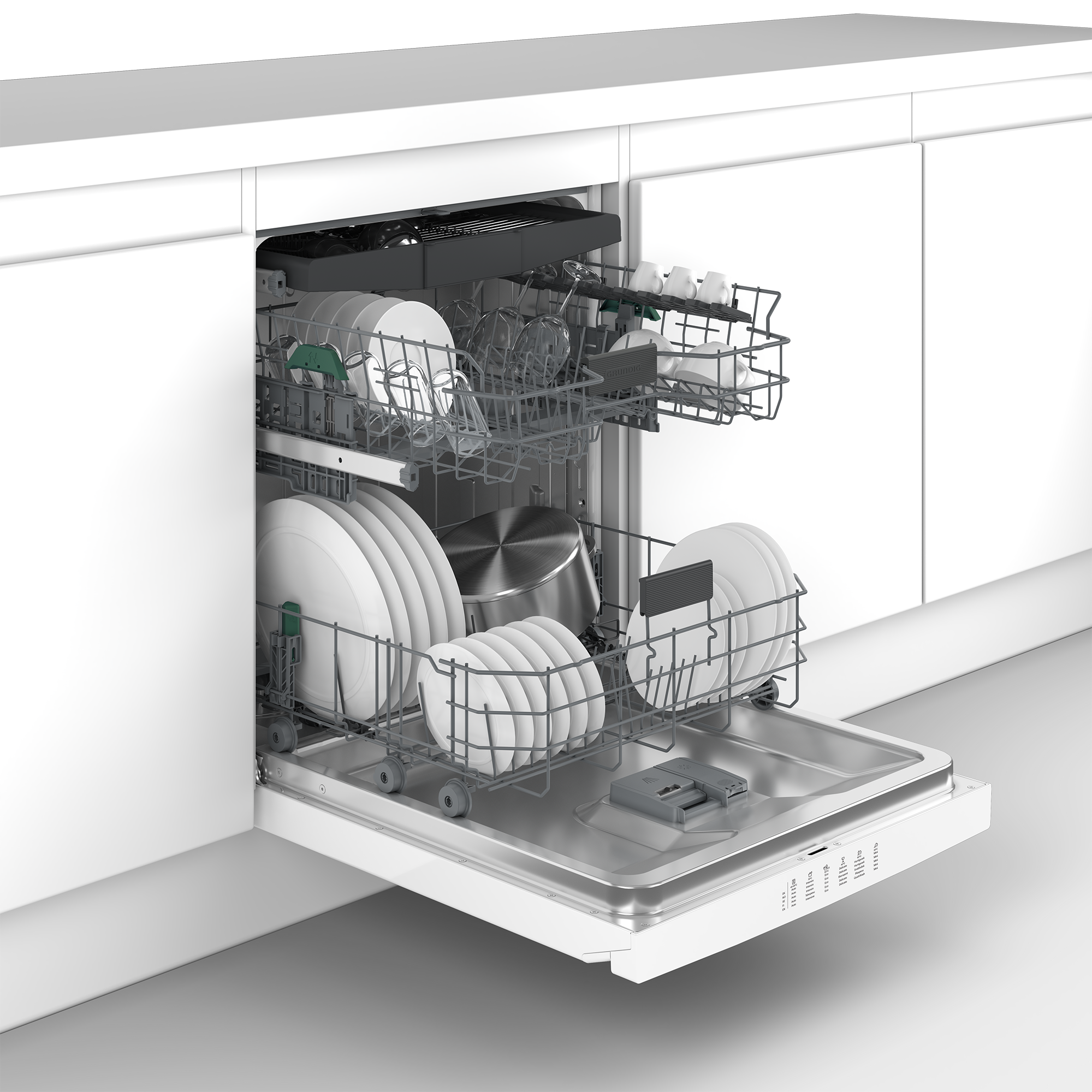 GNUP3540W | Kjøkken(Integrert oppvaskmaskin) | GRUNDIG