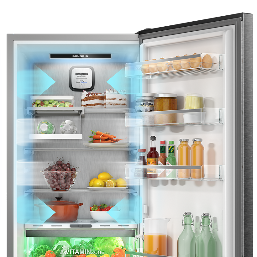 Combina frigorifica Grundig GKPN 46921 X