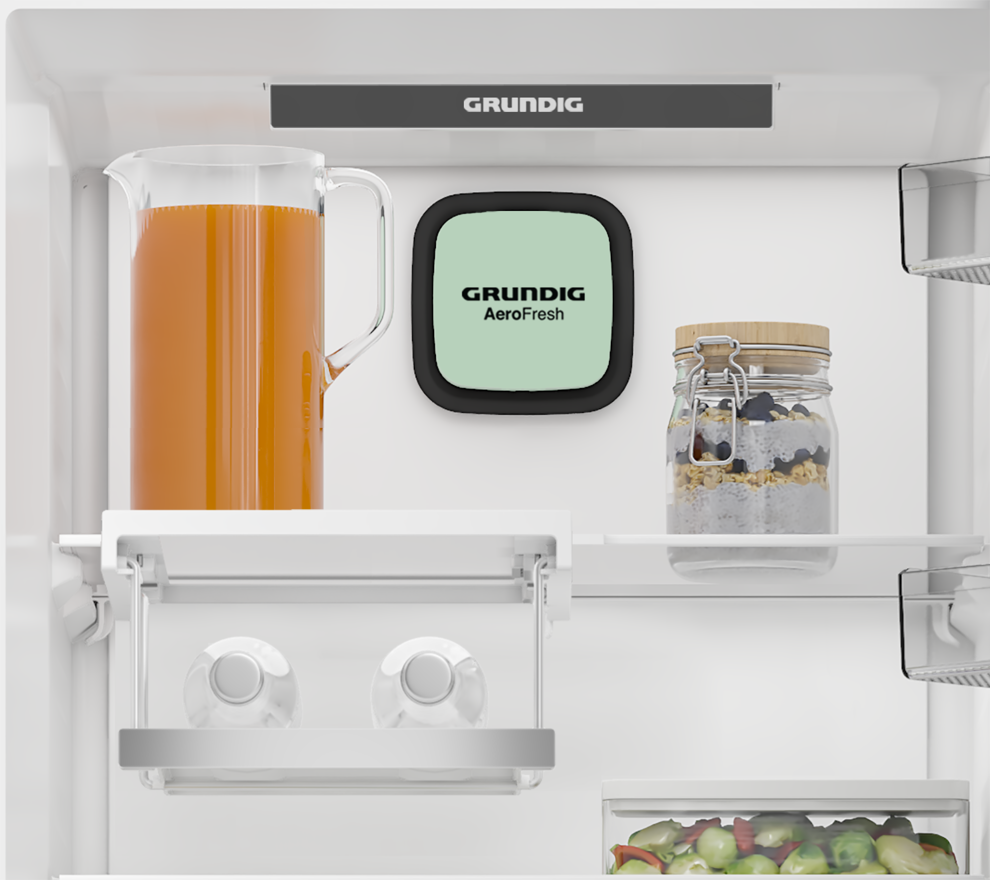 Frigorífico Combi GKPN 46920 W Espacio y Eficiencia | Grundig ES
