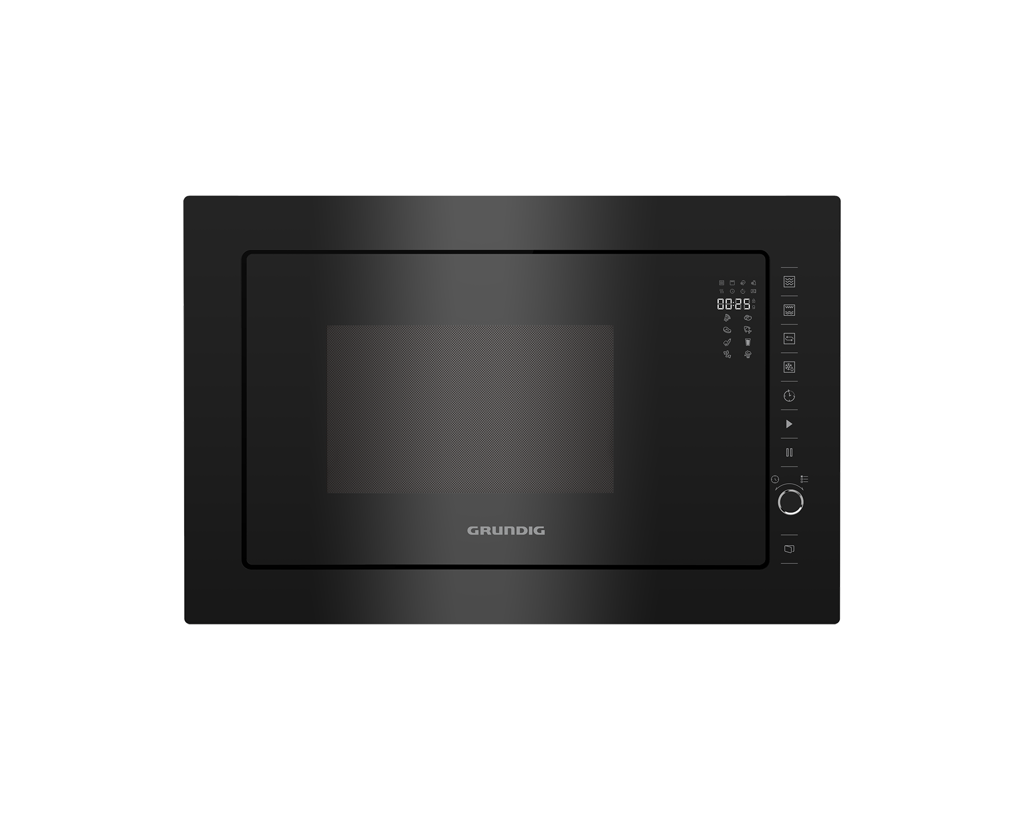 GMI 12311 B | Microondas integrable negro con Grill | GRUNDIG