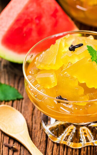 Kandierte Melonenschale