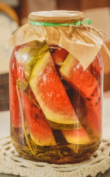 Pickled Watermelon Rind