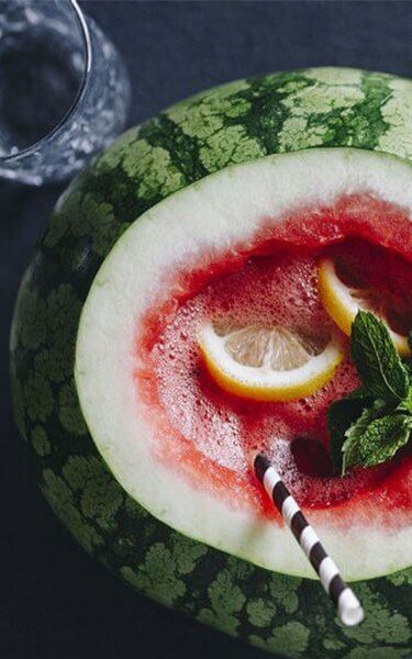Herb-Infused Watermelon Drink