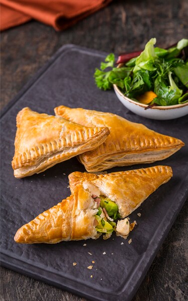 Puff Pastry made with leftover Brussels Sprouts