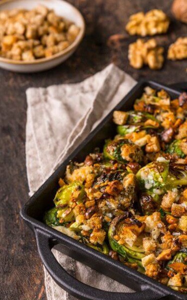 Stilton Cheese made with leftover Brussels Sprouts