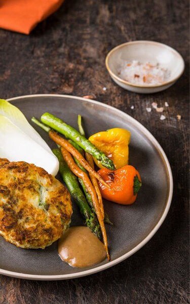 Sprout Cakes made with leftover Brussels Sprouts